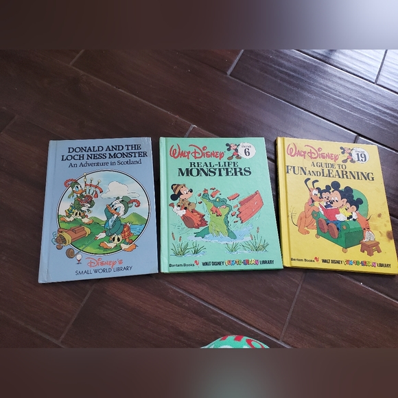Disney | Toys | Walt Disney 3hard Cover Books Real Life Monster A Guide ...